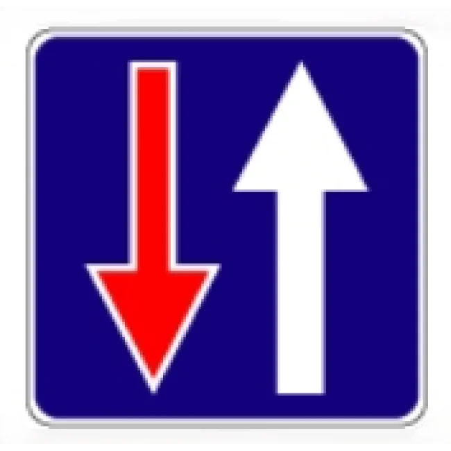 Road sign B6