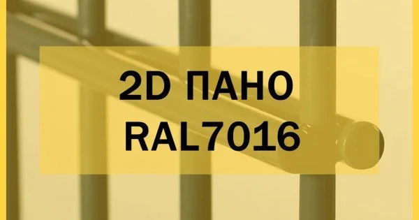 2D panel RAL 7016