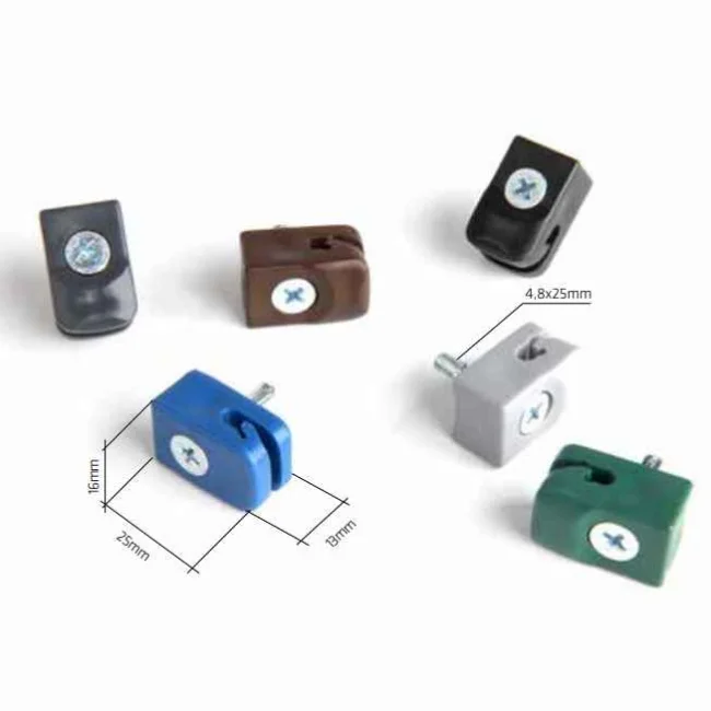 Fence clip with screw